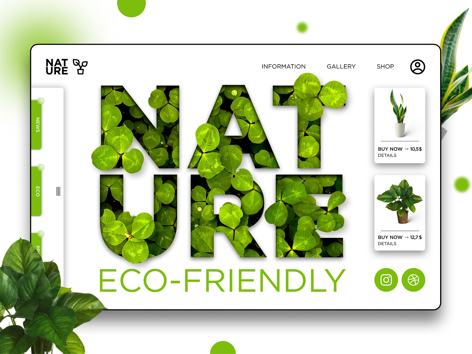 ECO Web-Design - Веб-дизайн by Степан on Dribbble