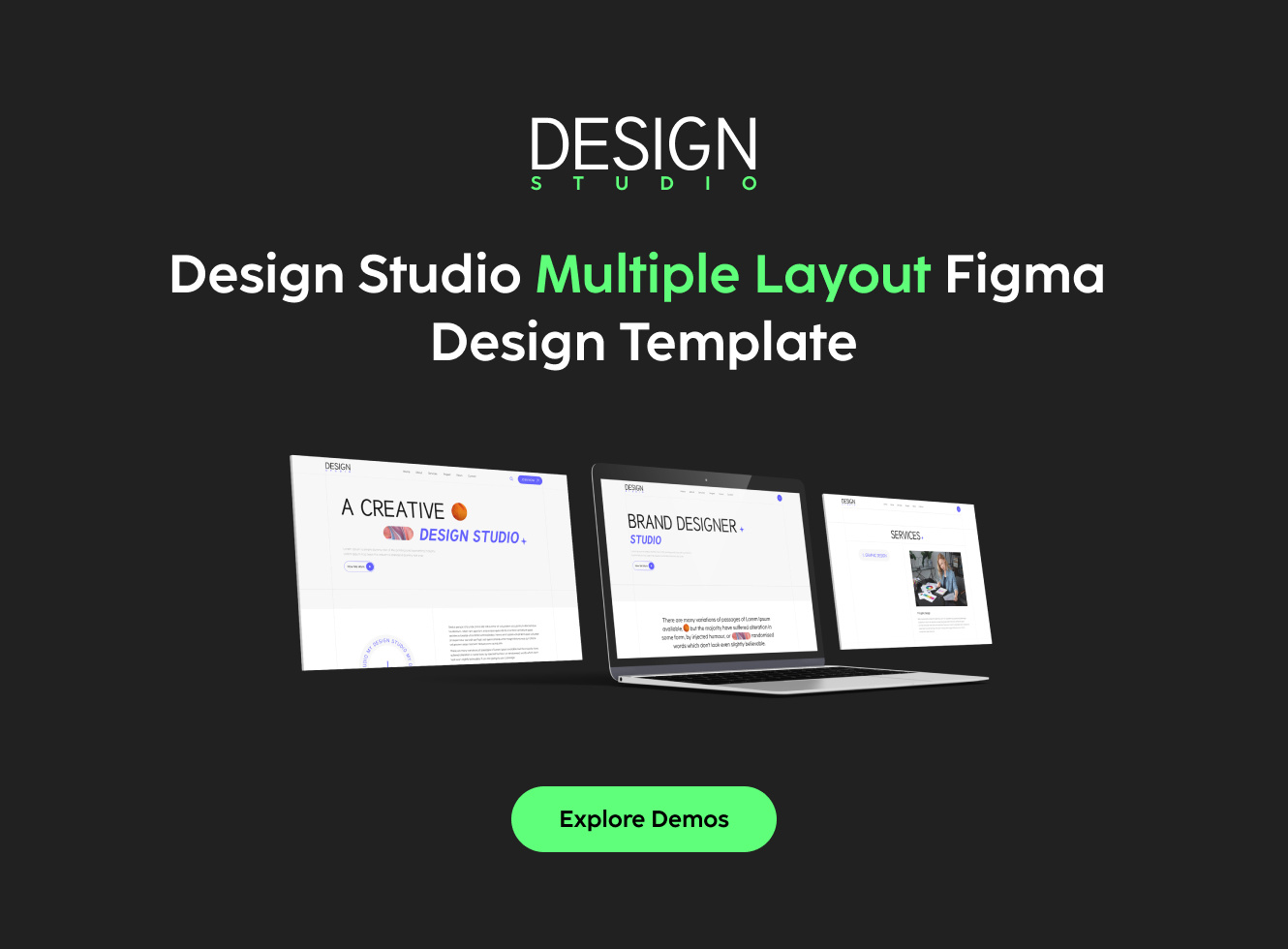 Design studio: Figma UI Template for Web Design Agencies by ...