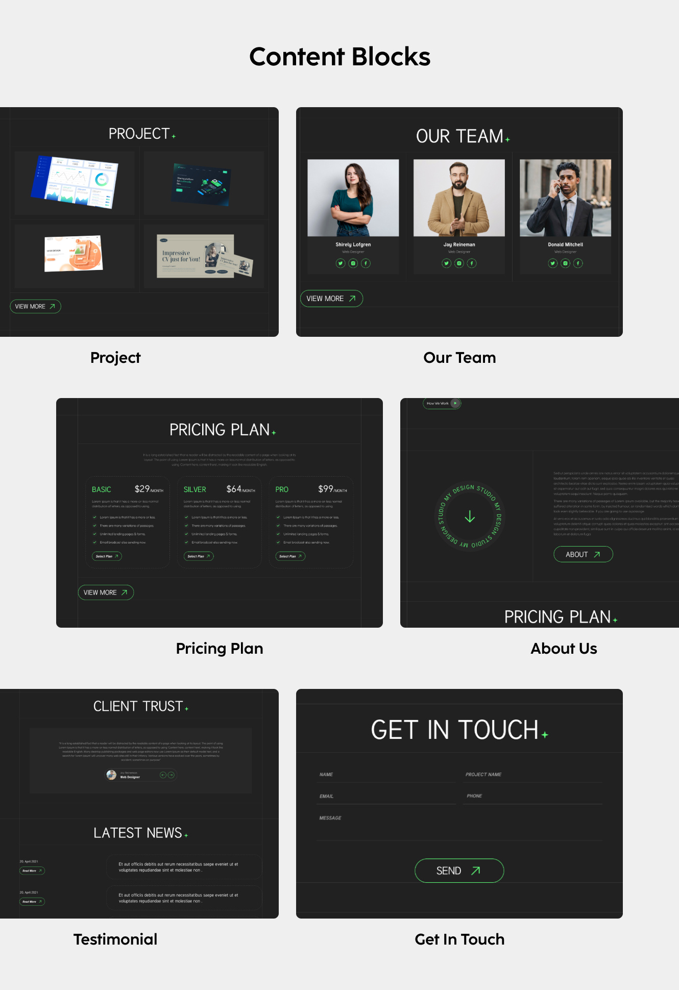 Design studio: Figma UI Template for Web Design Agencies by ...