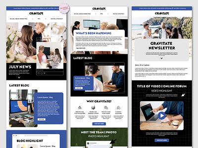 GRAVITATE Digital | EDM Email Marketing Campaign Design Klaviyo by Alex ...