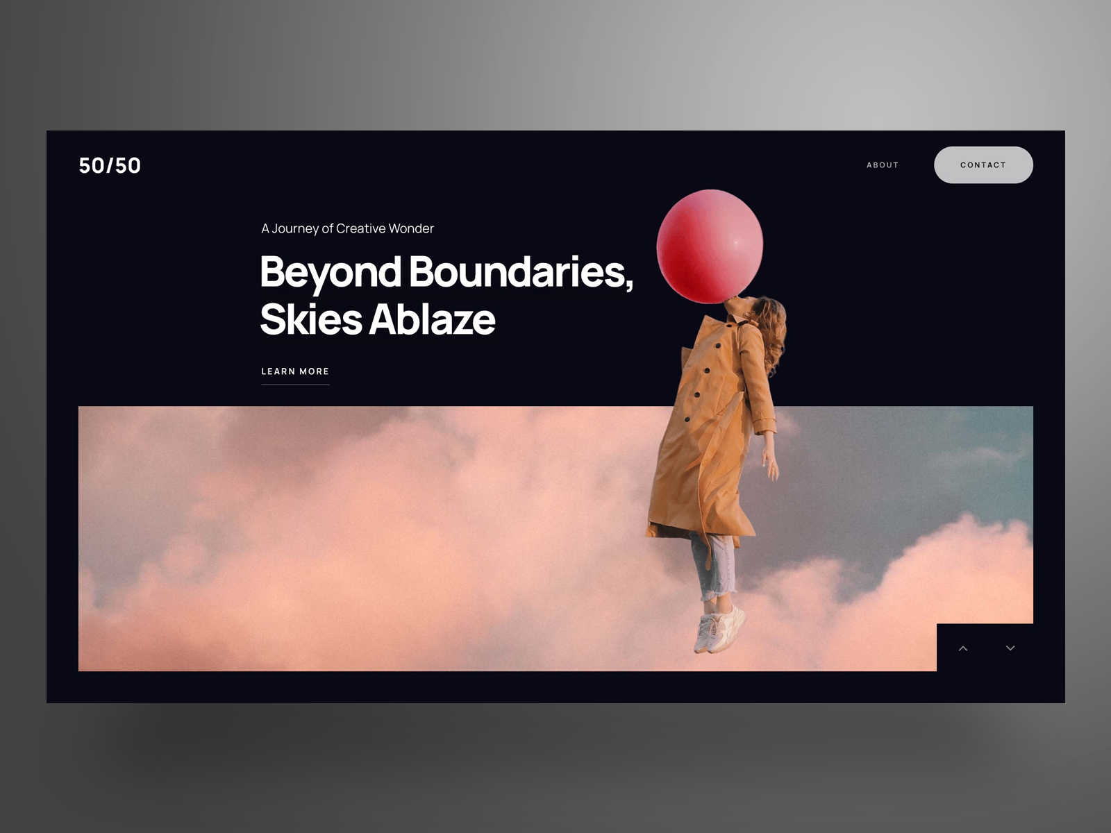 50/50 Split Screen Website Design by Slider Revolution on Dribbble