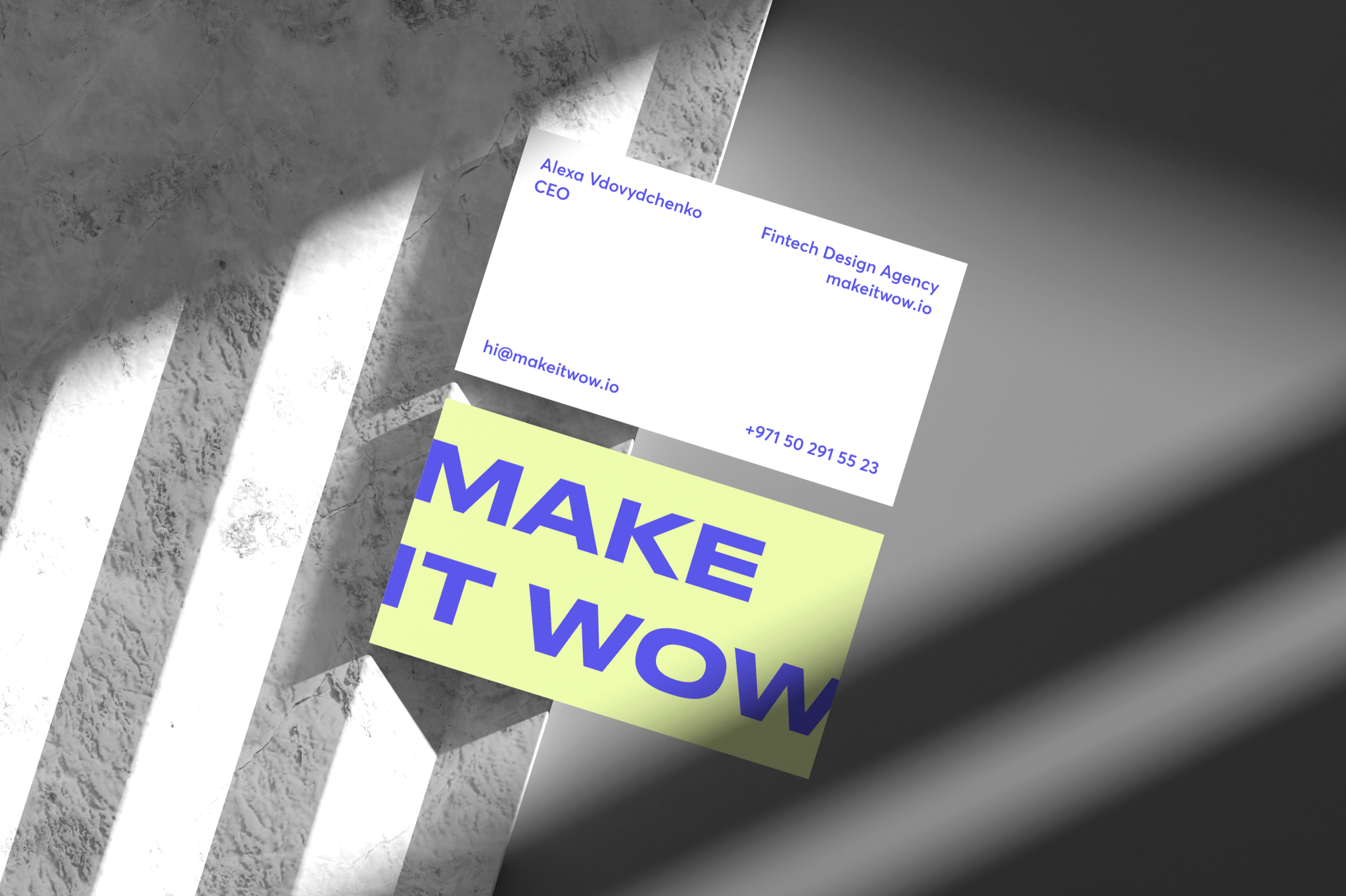 Business Card. Print Design Dubai. by make it wow on Dribbble