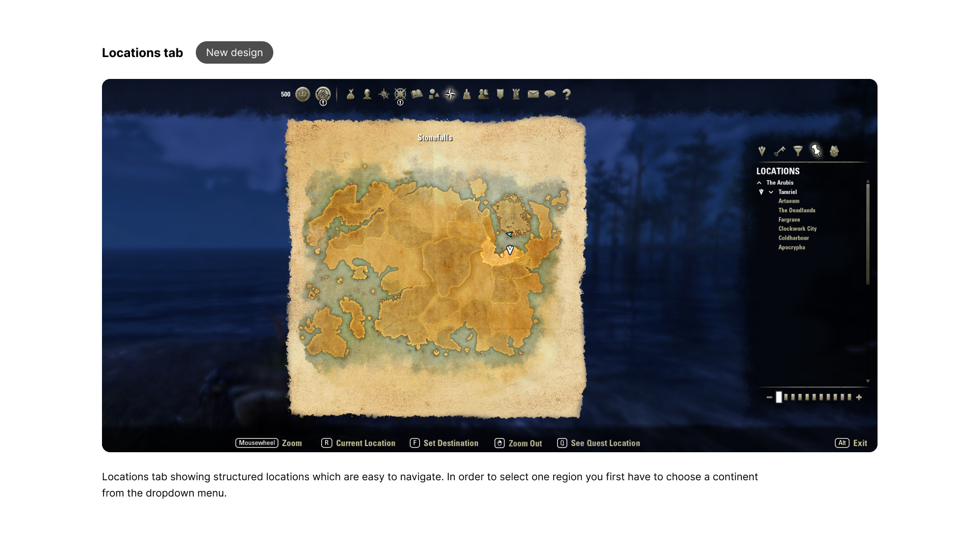 The Elder Scrolls Online Map and Quest Tracker Redesign by Admir ...
