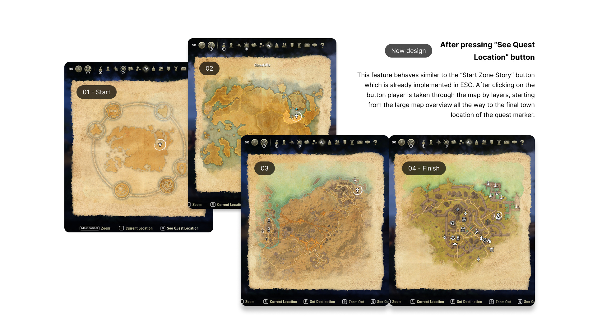 The Elder Scrolls Online Map and Quest Tracker Redesign by Admir ...