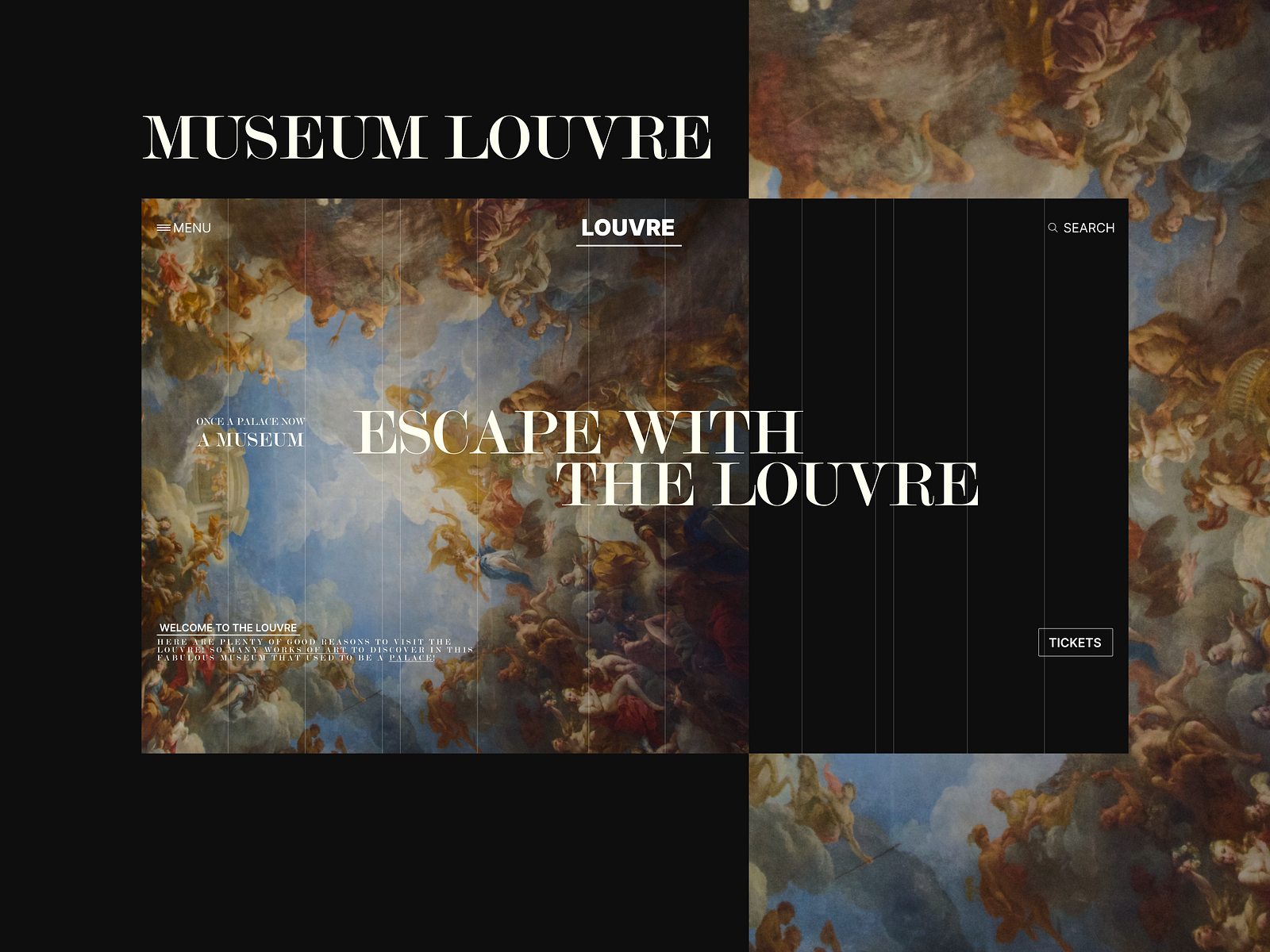 LOUVRE MUSEUM CONCEPT by Adil Temirbaev on Dribbble