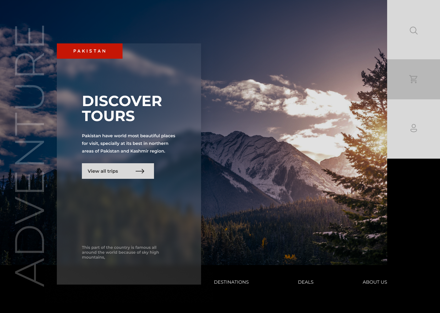 Nature Web Design by Aun Khan on Dribbble