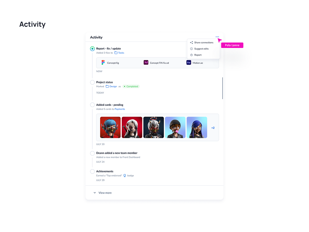 Browse thousands of Activity History UI images for design inspiration ...
