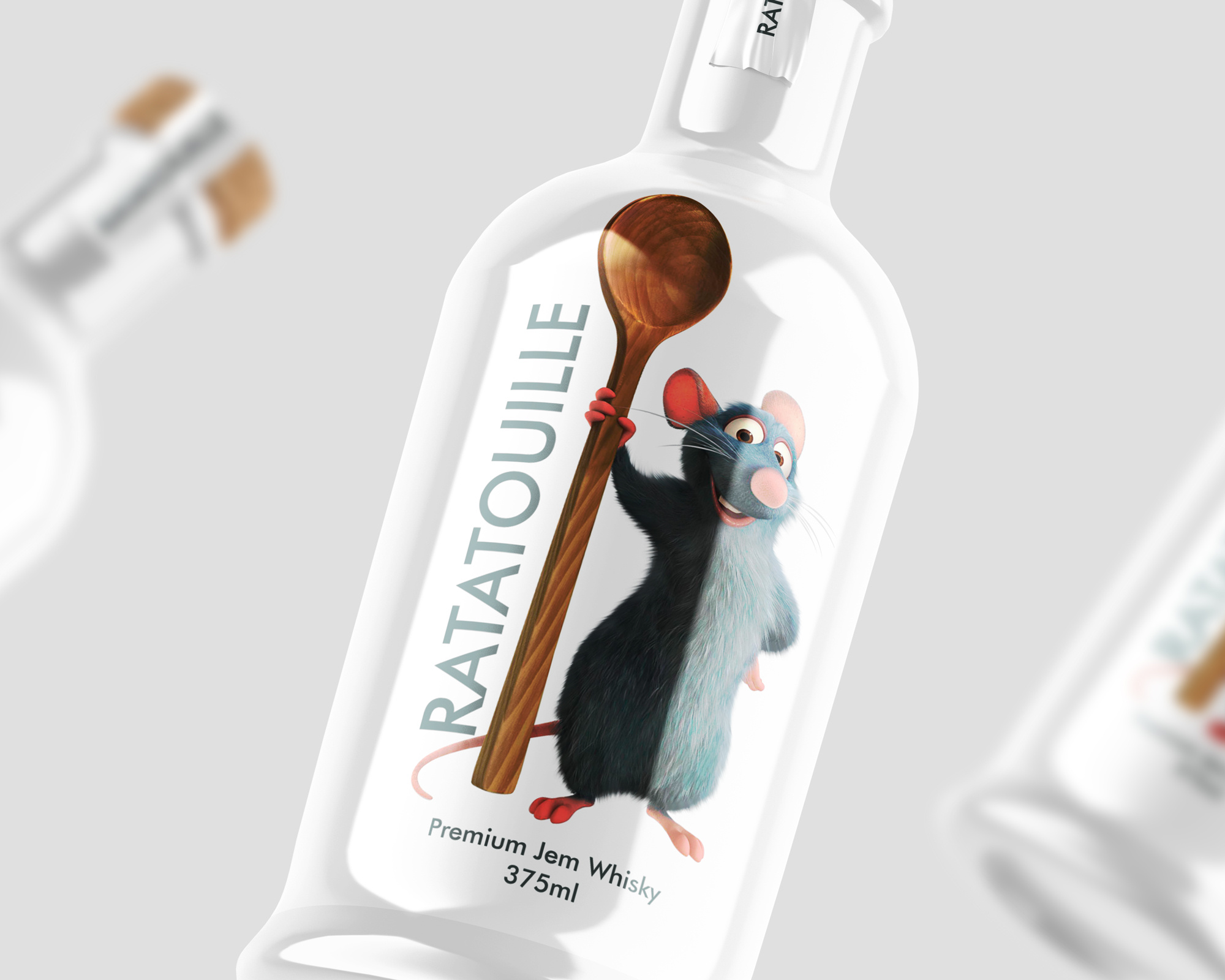 Illustration for Ratatouille Whisky by Devkiran on Dribbble