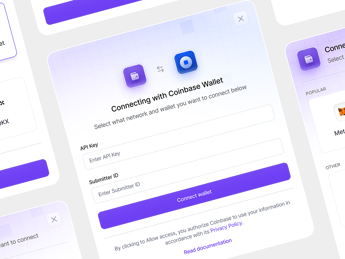 Connect Wallet Modal by Dominik Tyka on Dribbble