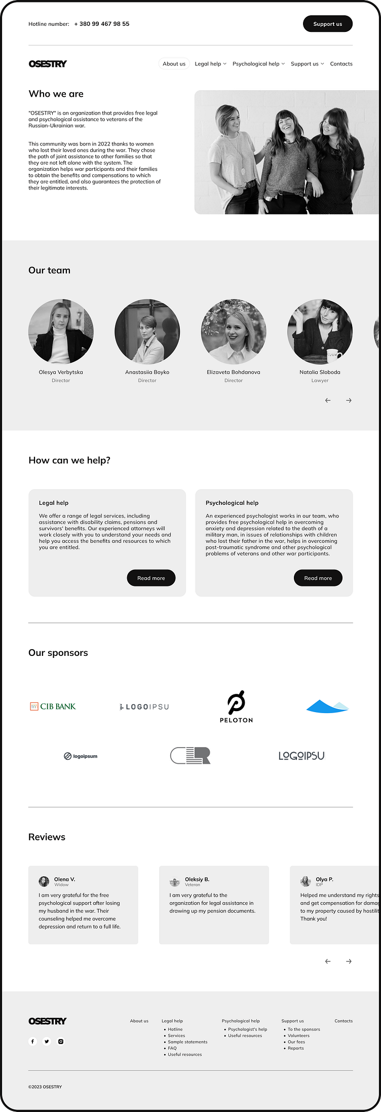 Website Concept | About Us Page by Anastasiia Chernokon on Dribbble