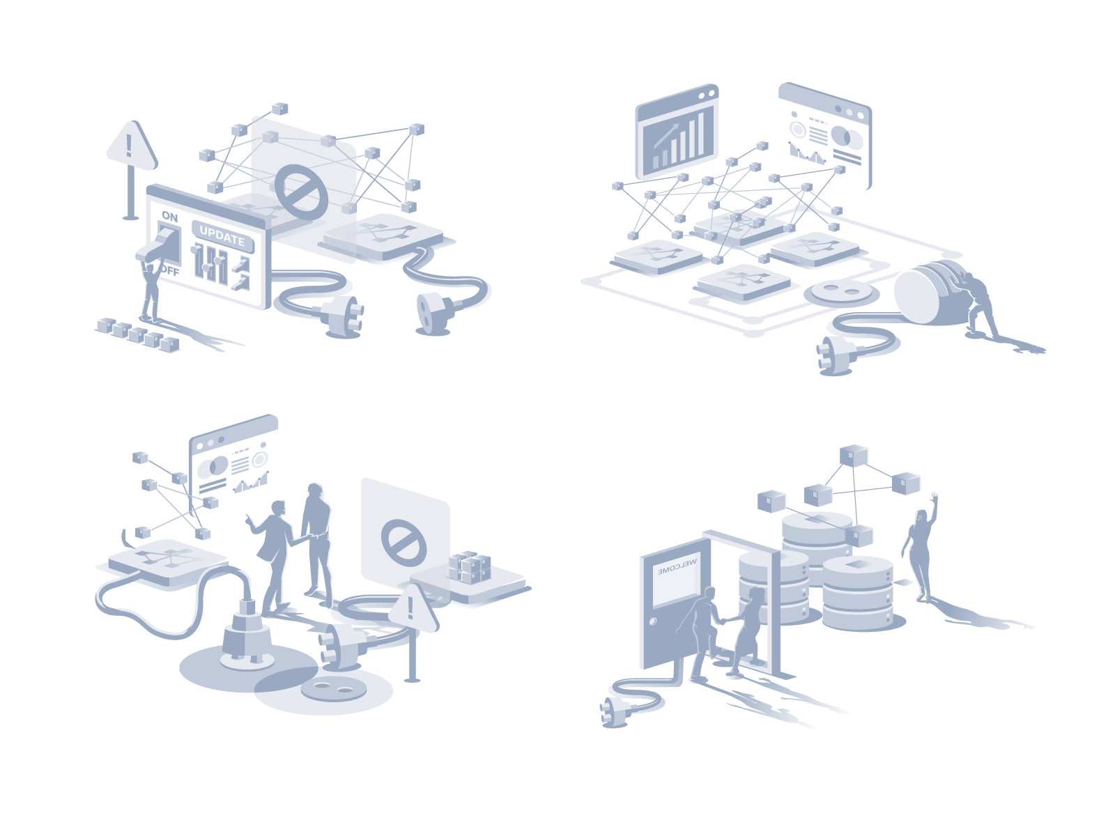 Empty State Illustrations by District North: Media & Design Studio on ... Empty State Illustrations by District North: Media & Design Studio on ...