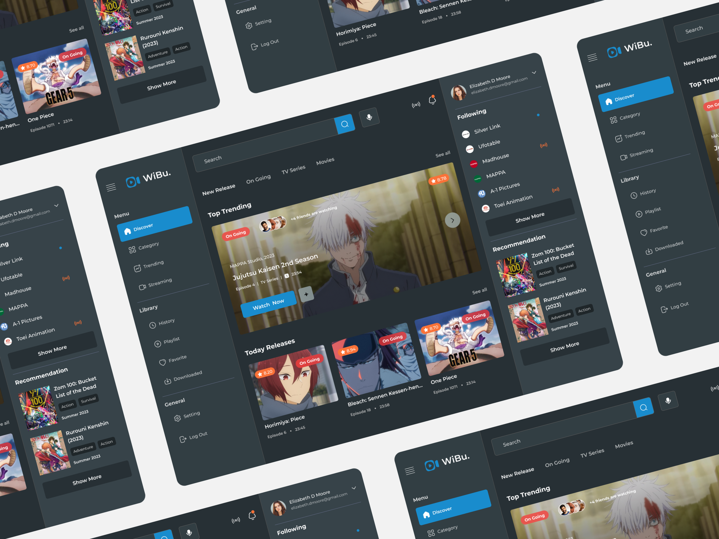 WiBu - Anime Streaming by Ricky Nugroho on Dribbble