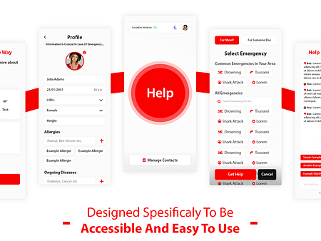 Emergency App designs, themes, templates and downloadable graphic ...