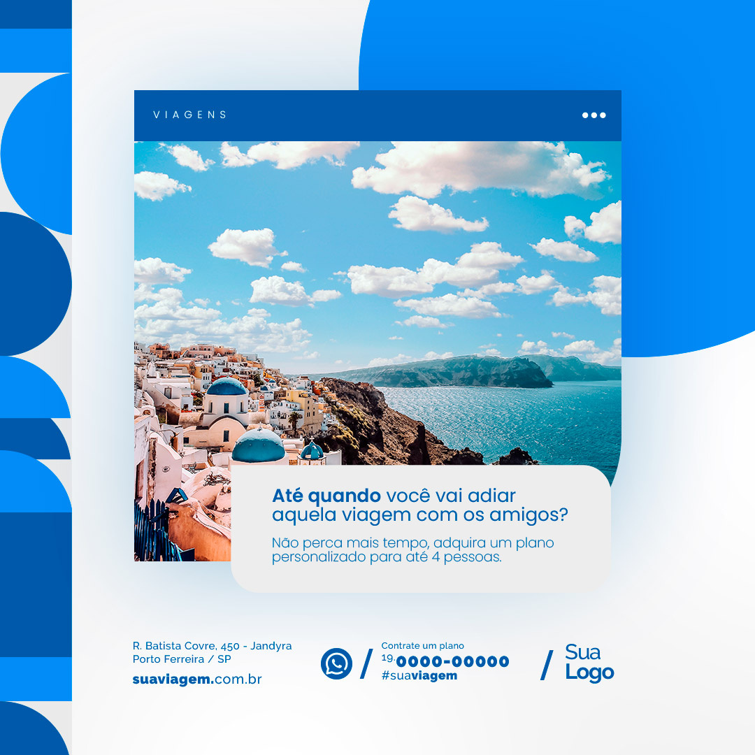 Design for travel agency posters by Breno Nery on Dribbble