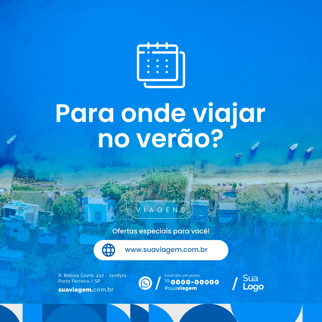 Design for travel agency posters by Breno Nery on Dribbble