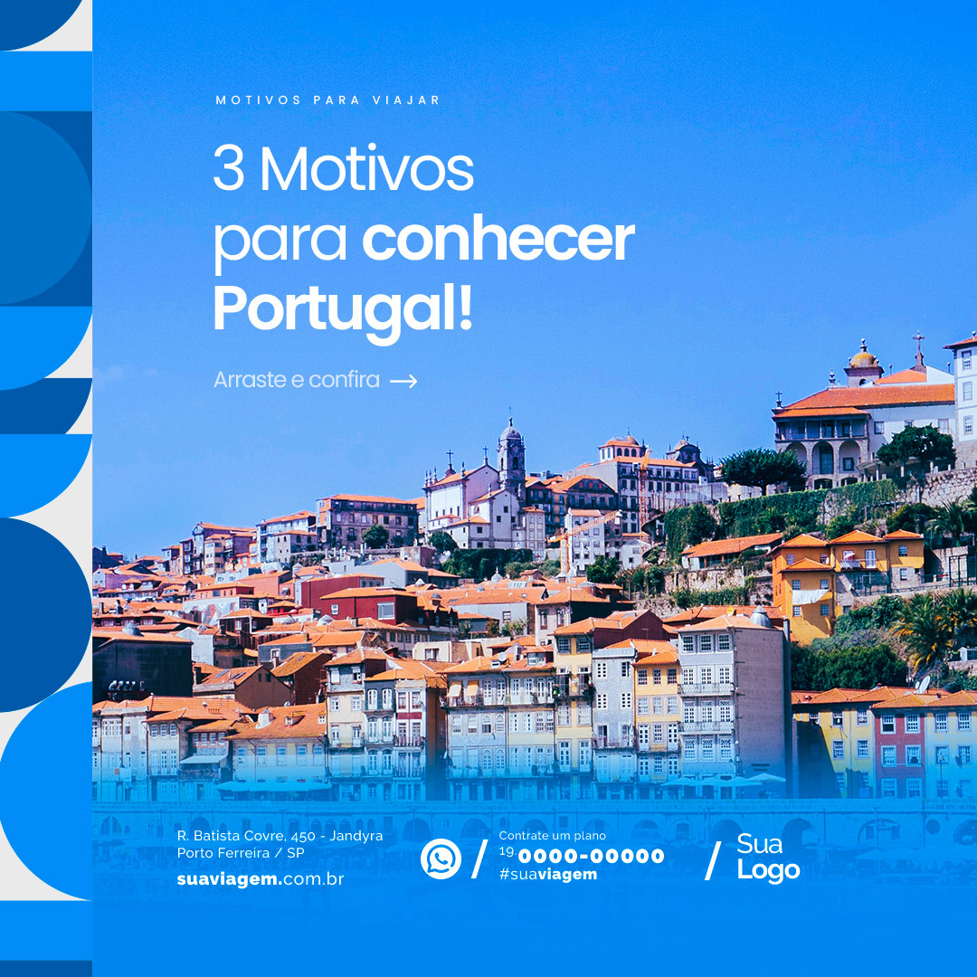 Design for travel agency posters by Breno Nery on Dribbble