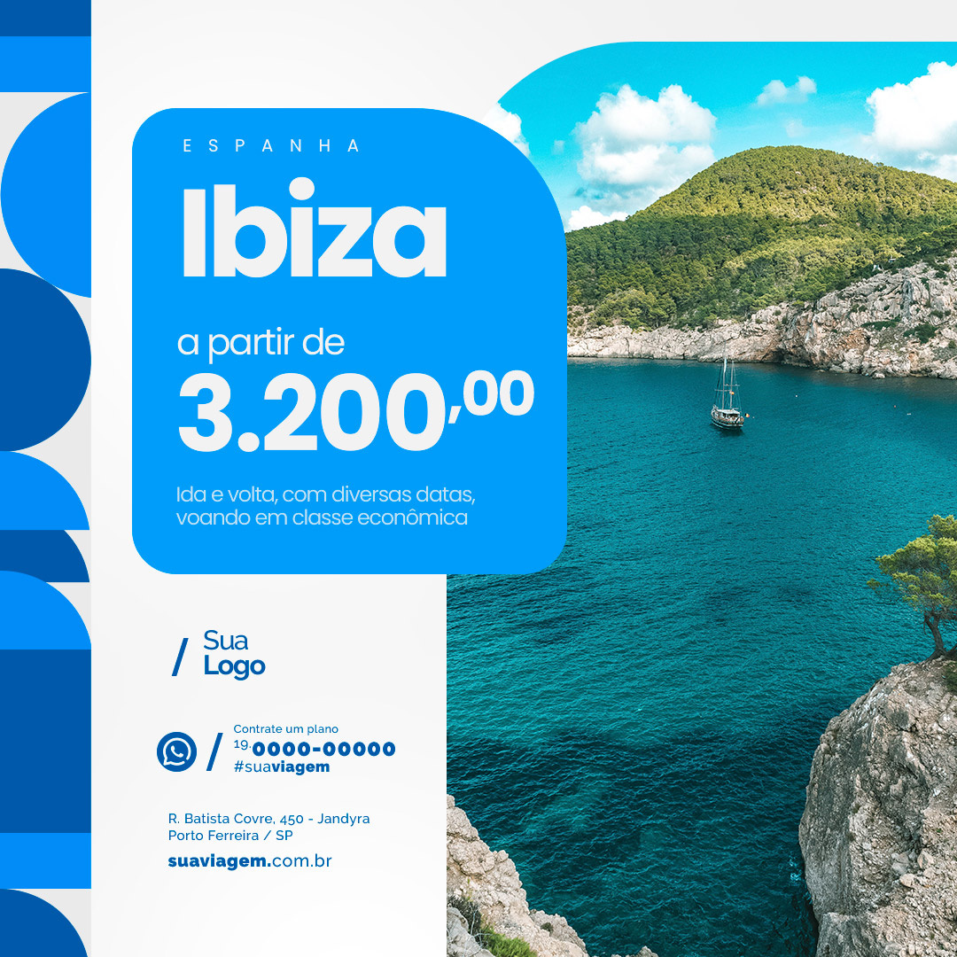 Design for travel agency posters by Breno Nery on Dribbble