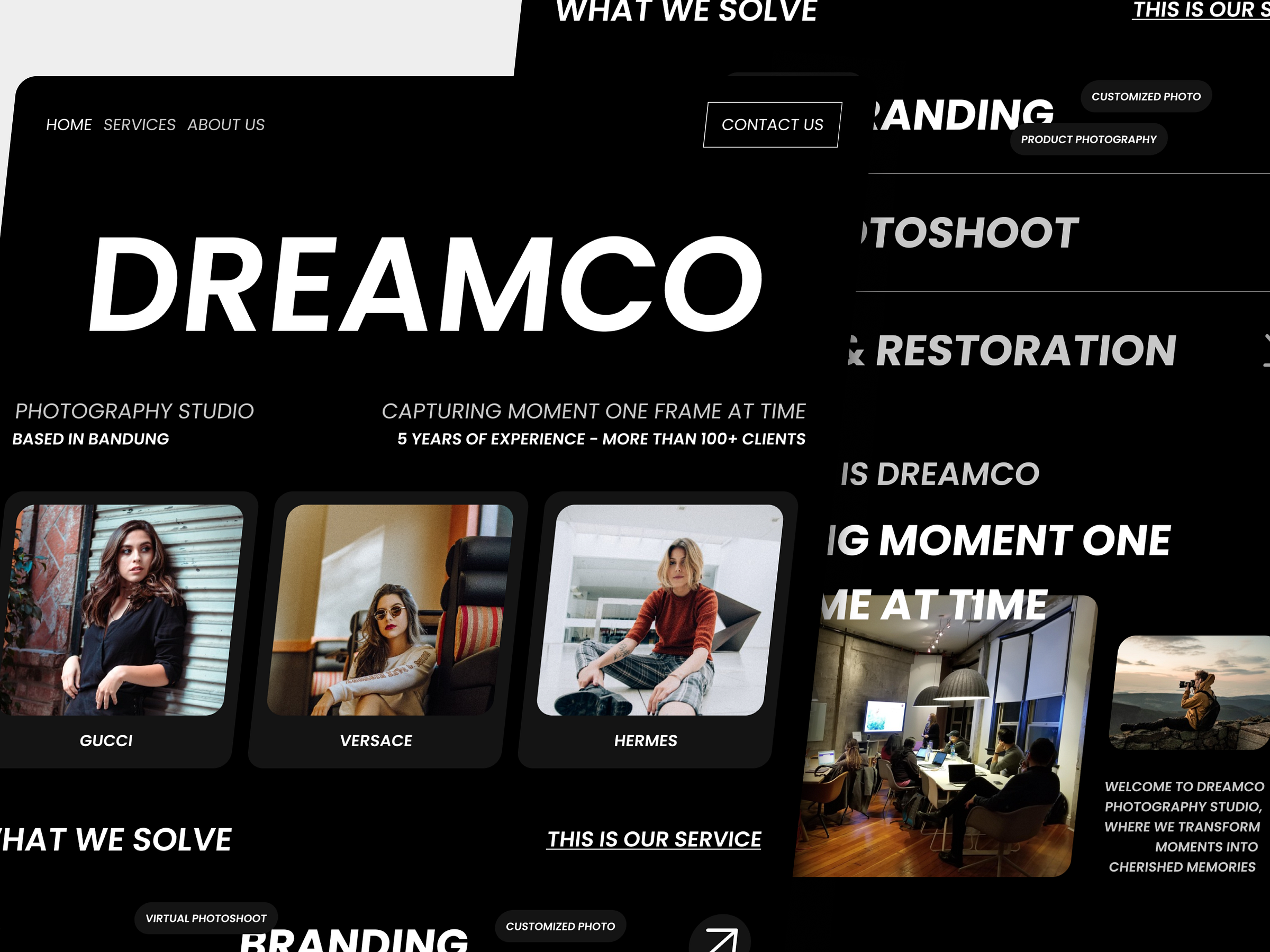 DREAMCO - Company Profile Landing Page by Yohanes Nico for Matriks ...