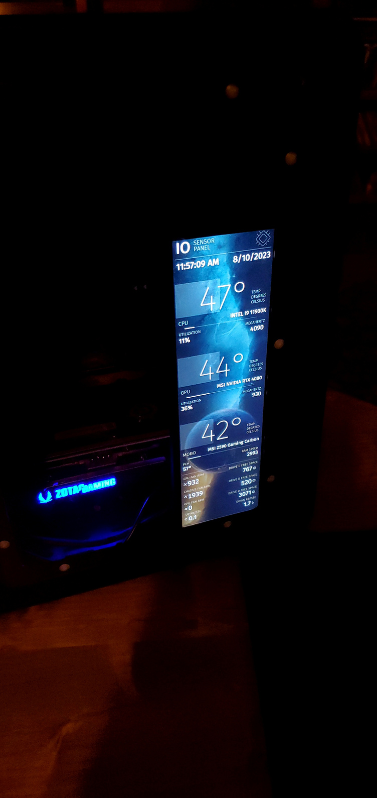 IO - a theme / skin for the sensor panel in AIDA64 by Matthew Almand on ...