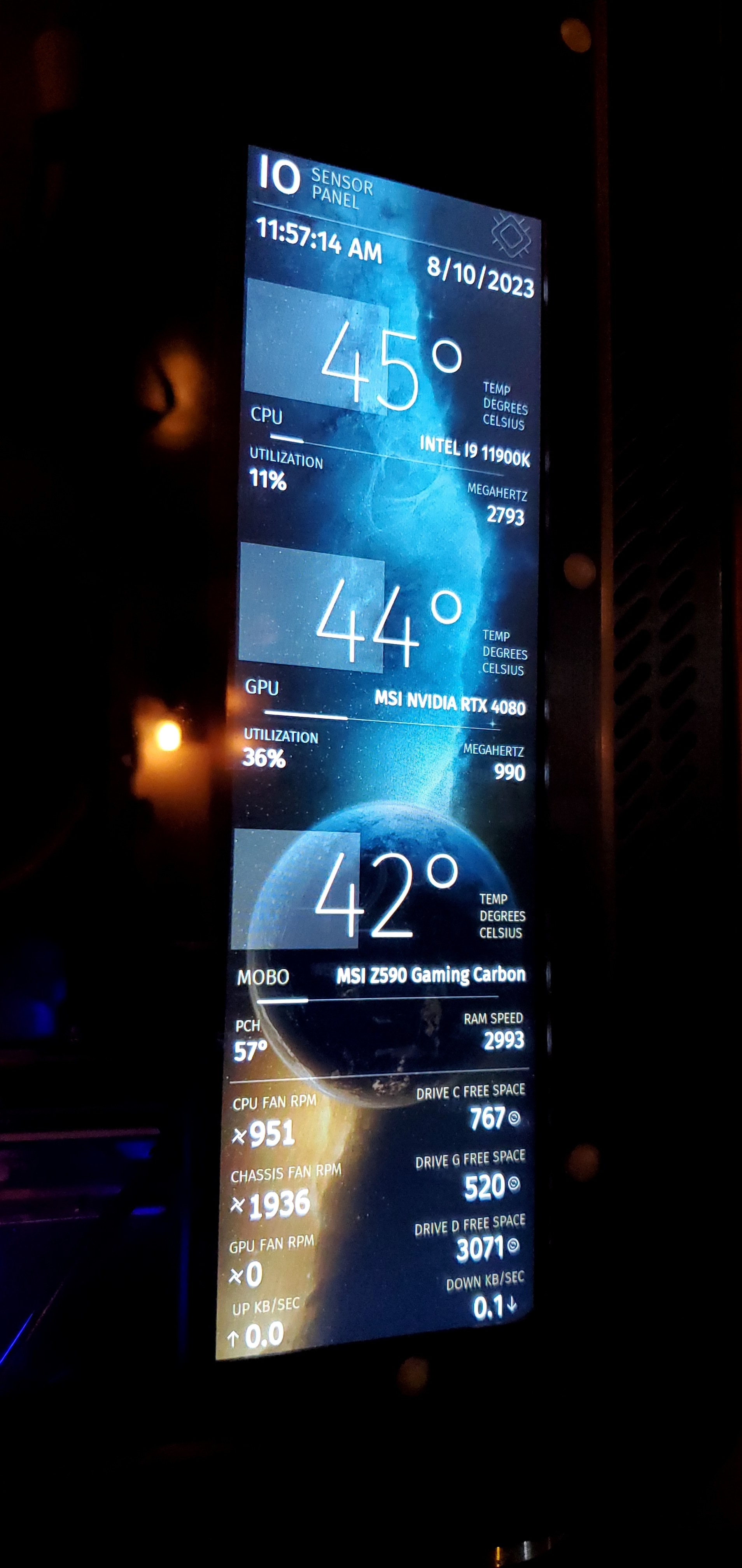 IO - a theme / skin for the sensor panel in AIDA64 by Matthew Almand on ...