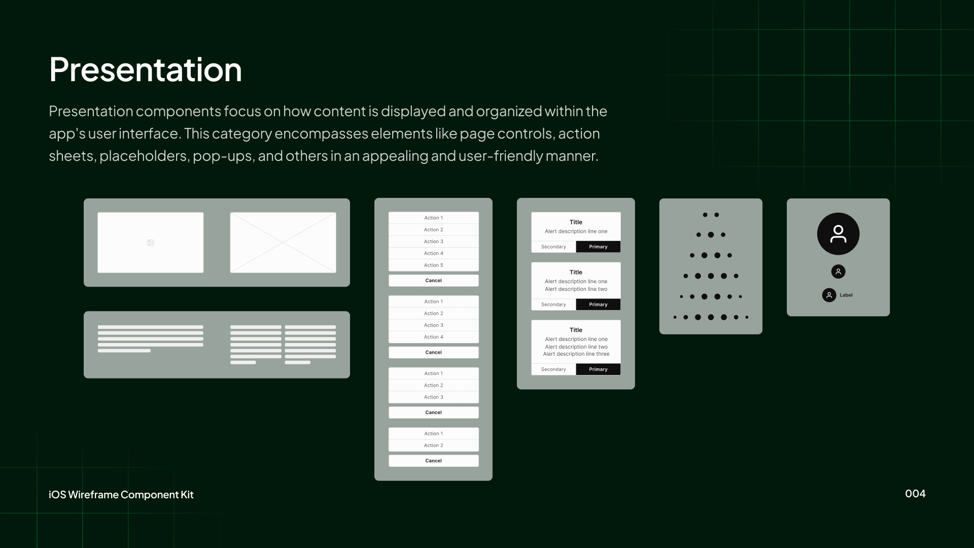 IOS Wireframe Component Kit by Nektic on Dribbble