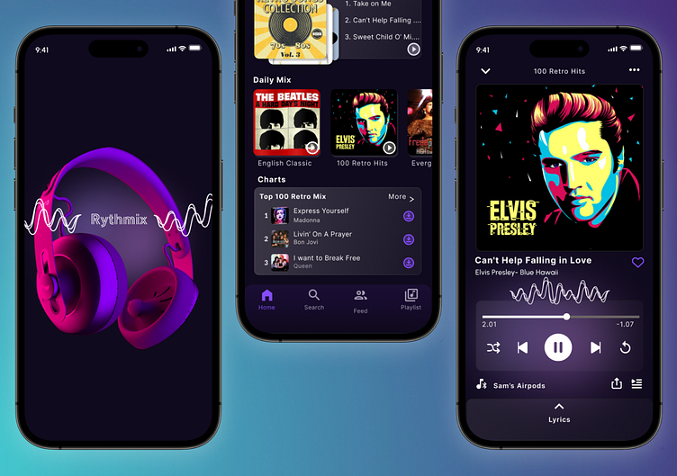 Rythmix- Music Player by Prabhangini Varshney on Dribbble