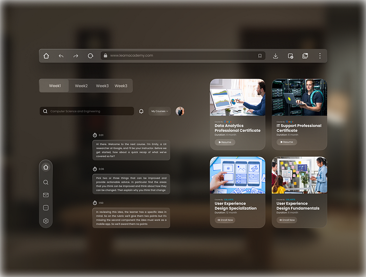 Spatial UI Design by Md. Imran Hasan on Dribbble