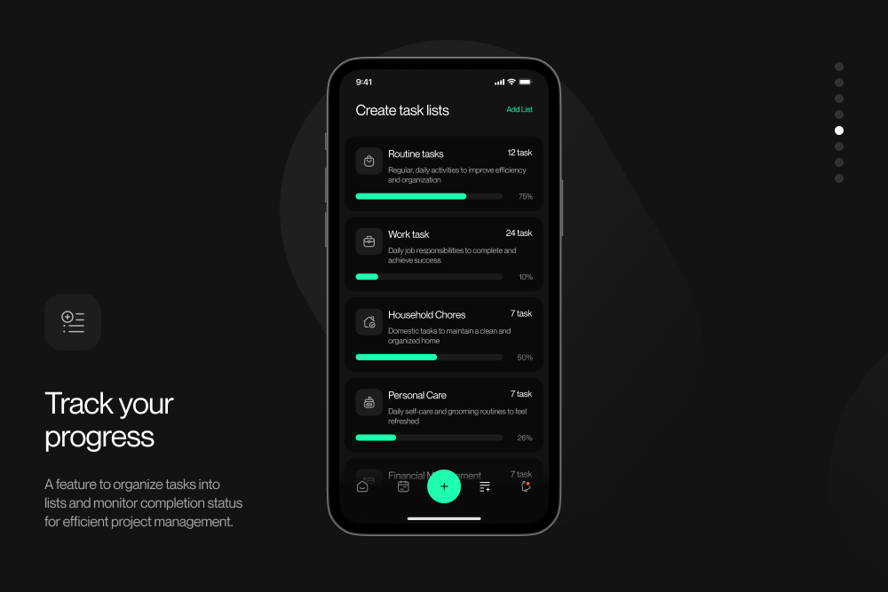 TimeWise - iOS App Design by Oleh Zamuruiev for Heeeper on Dribbble