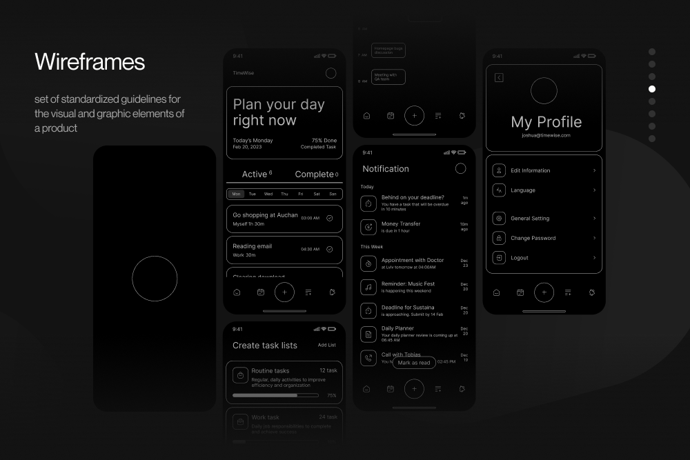 TimeWise - iOS App Design by Oleh Zamuruiev for Heeeper on Dribbble