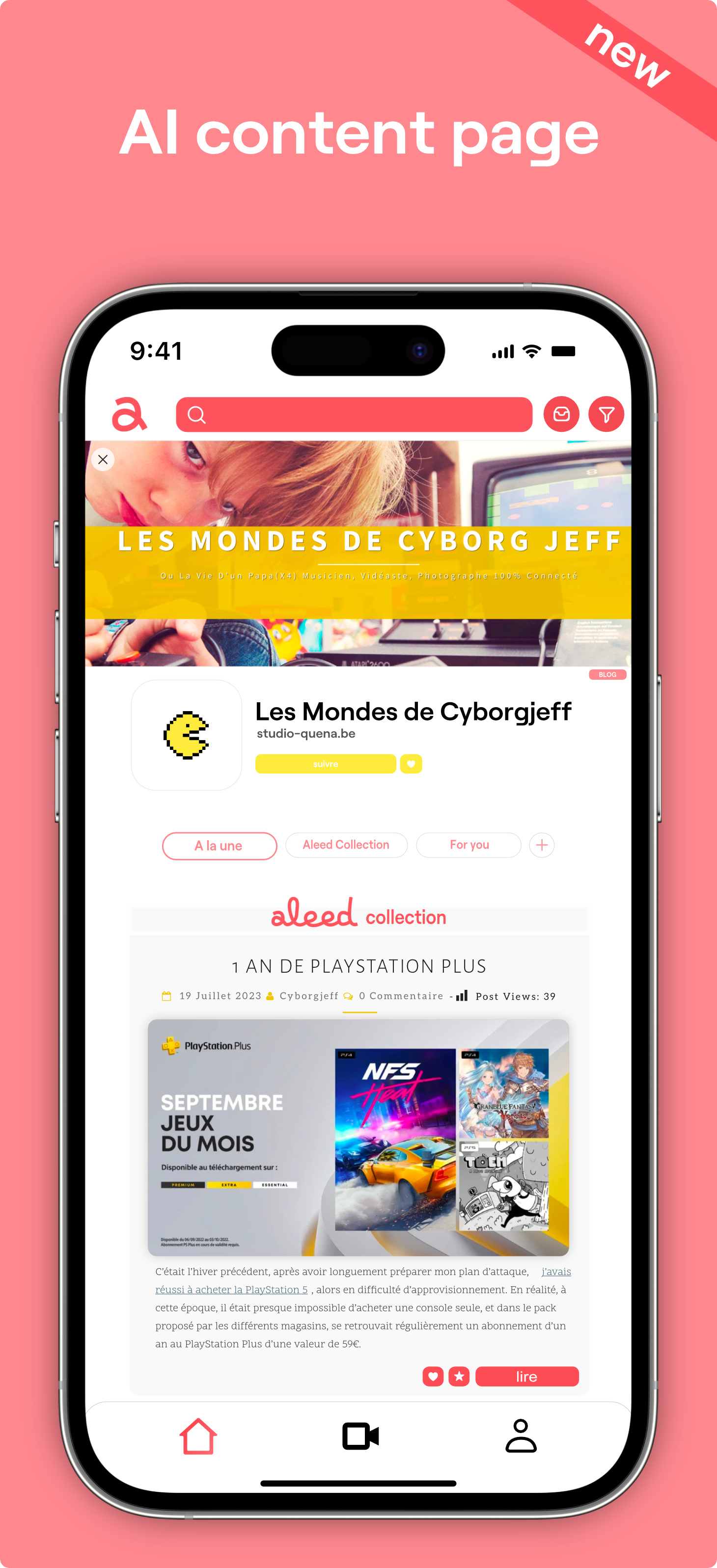 Aleed.News by Digital Arts on Dribbble