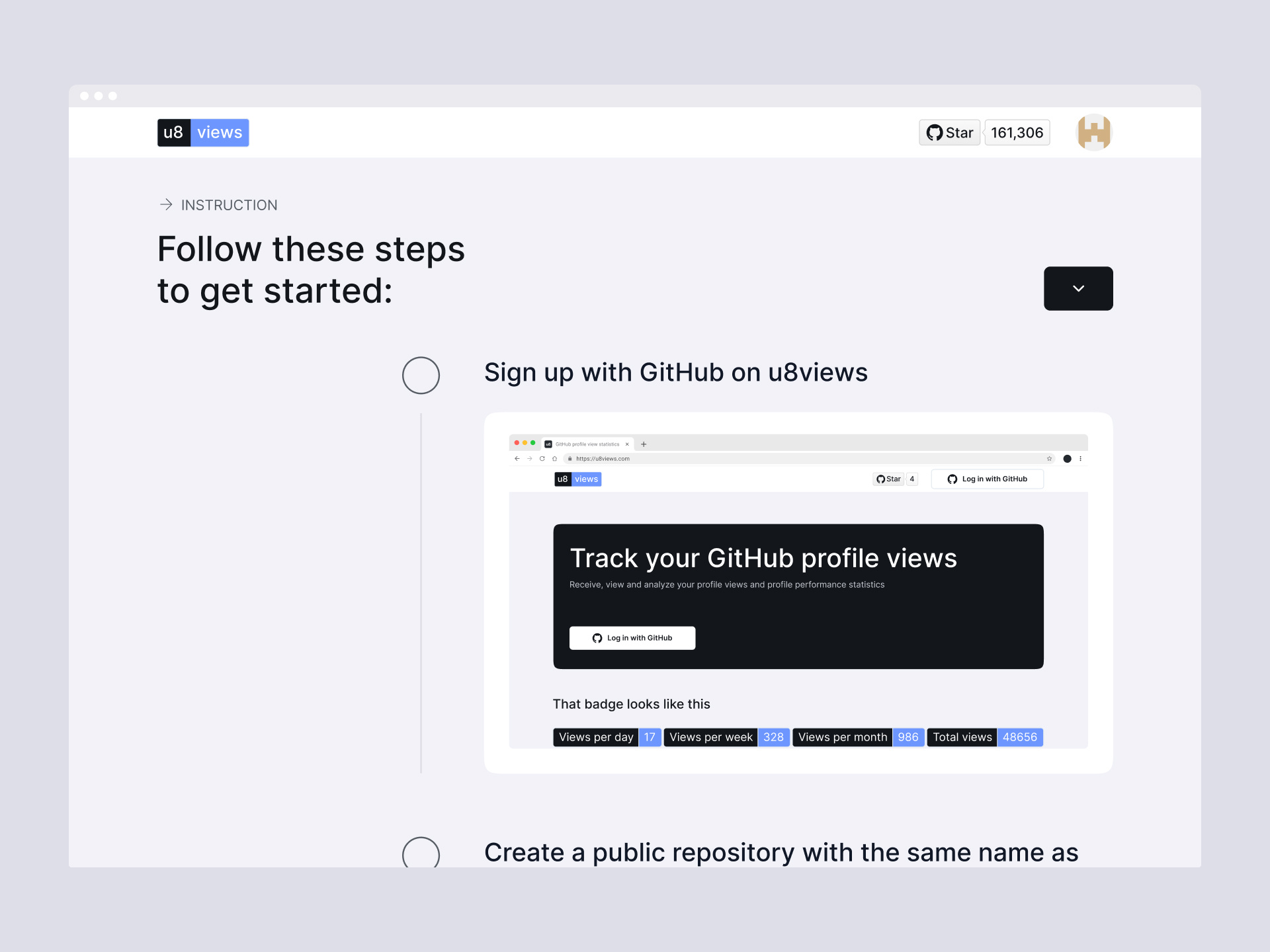Github Profile Views Counter By Anastasiia Sihetii On Dribbble