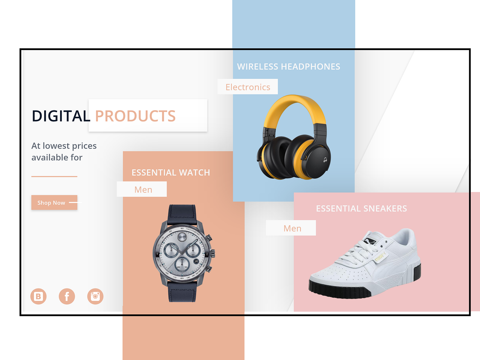 Ecommerce Product page Website Design Banner by Asad MJ on Dribbble