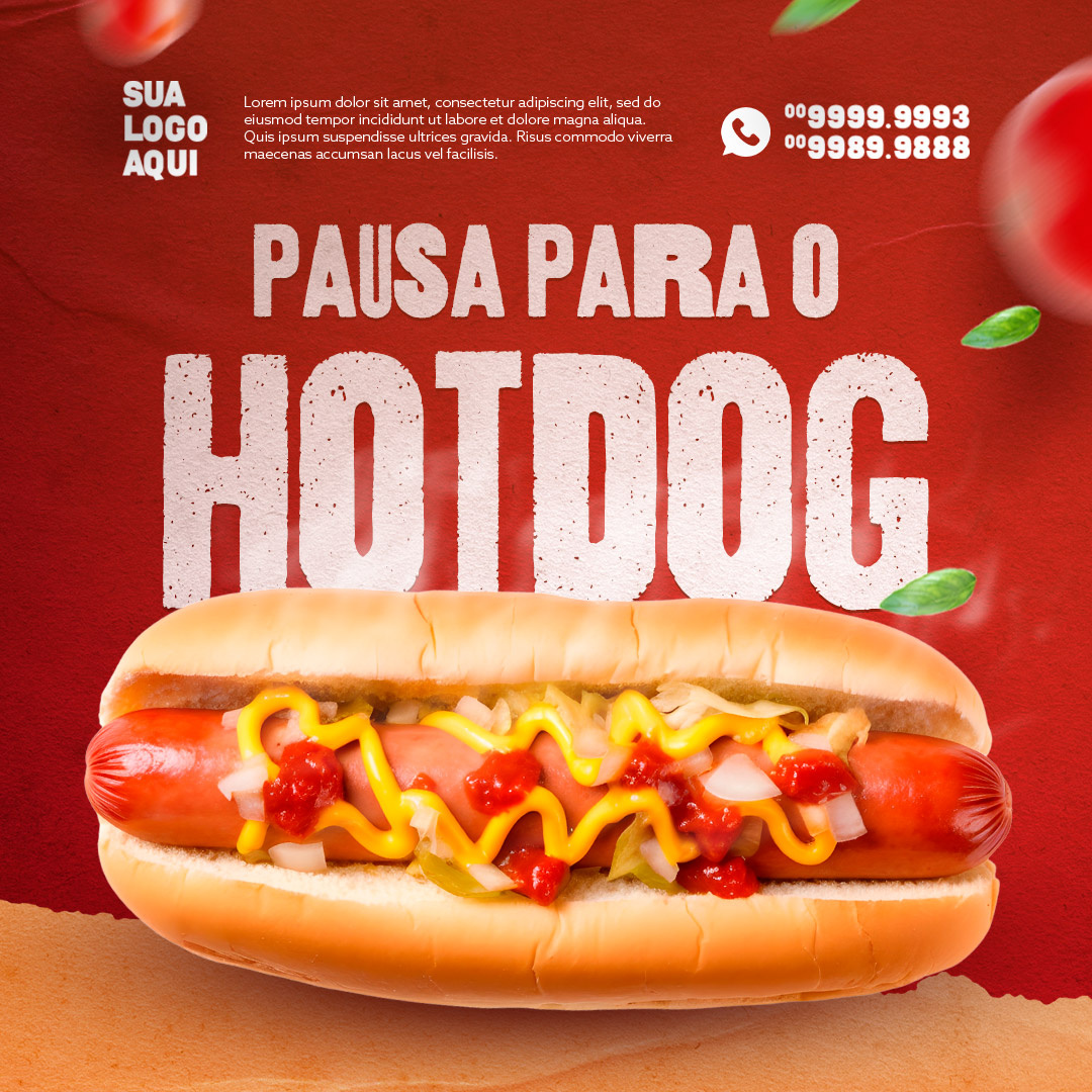 Hot dog posters by Breno Nery on Dribbble