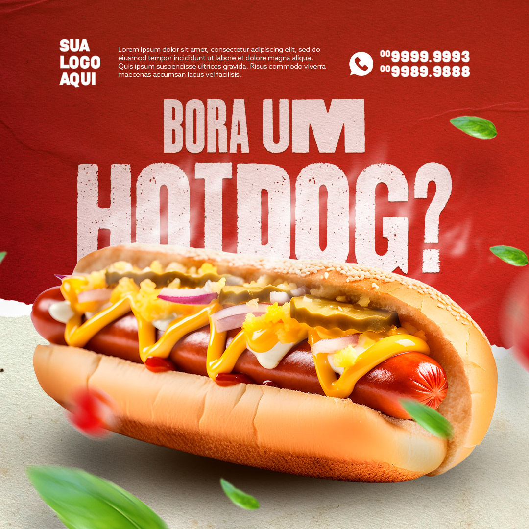 Hot dog posters by Breno Nery on Dribbble