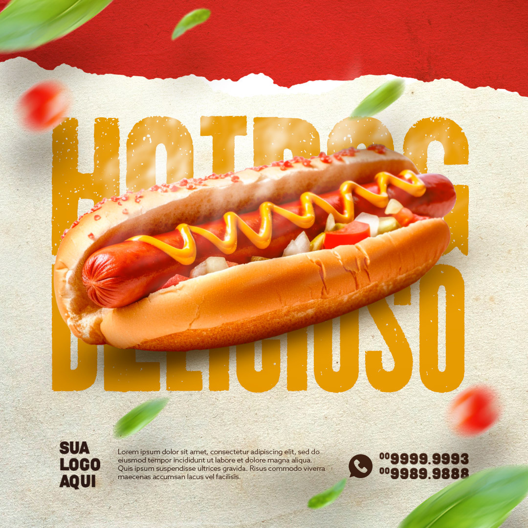 Hot dog posters by Breno Nery on Dribbble