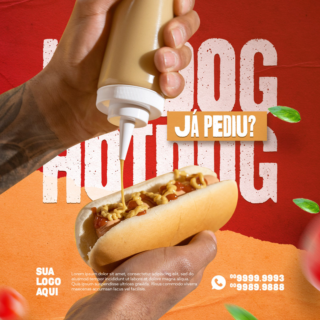 Hot dog posters by Breno Nery on Dribbble