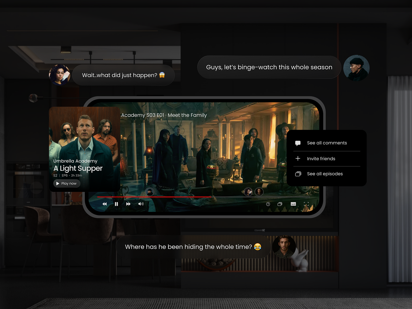 Netflix Team Concept | Watch TV Shows and Movies with friends by Erina ...