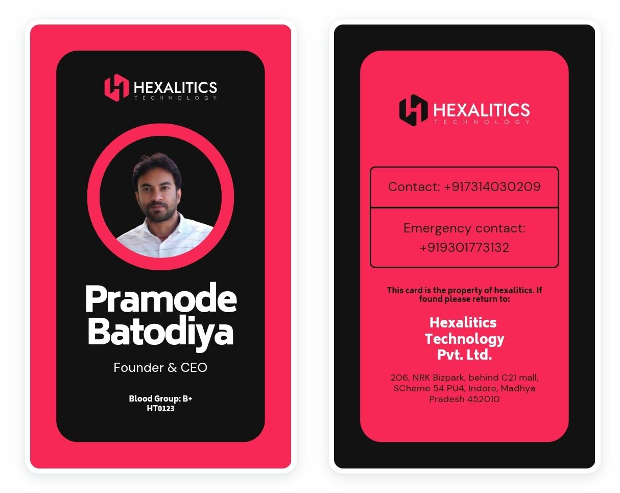 ID Card design by Abdullahi Jaja on Dribbble