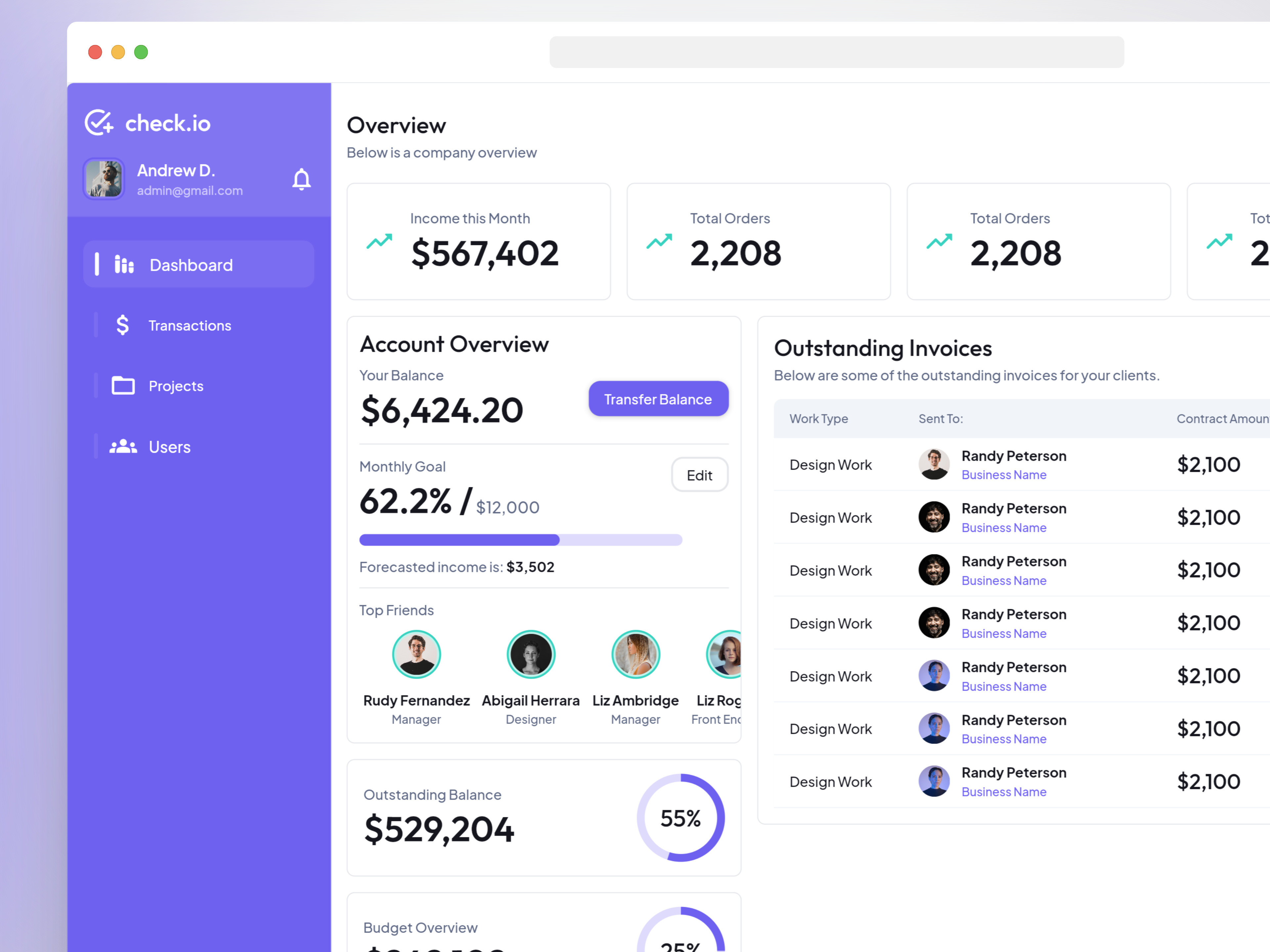 FlutterFlow Dashboard Templates by Andrew Daniels on Dribbble