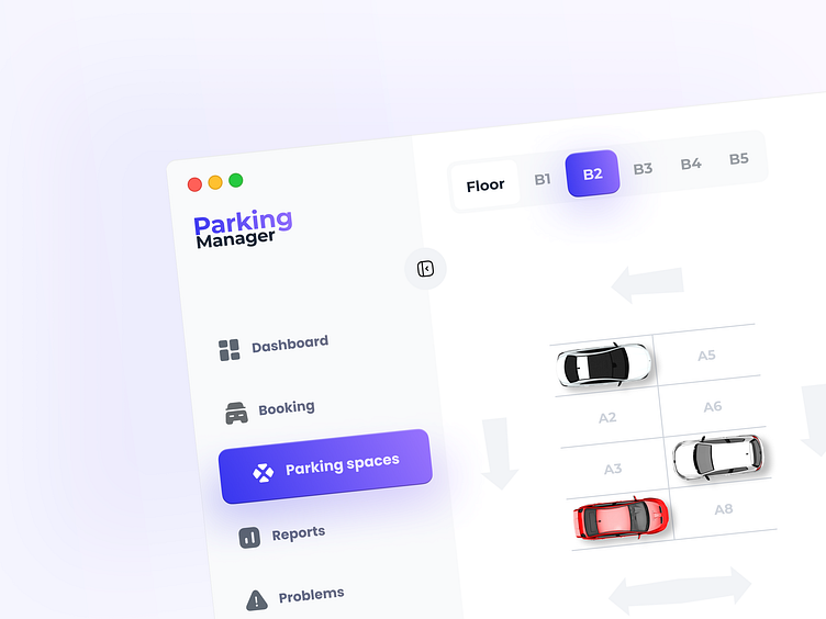 Parking manager by Likith on Dribbble