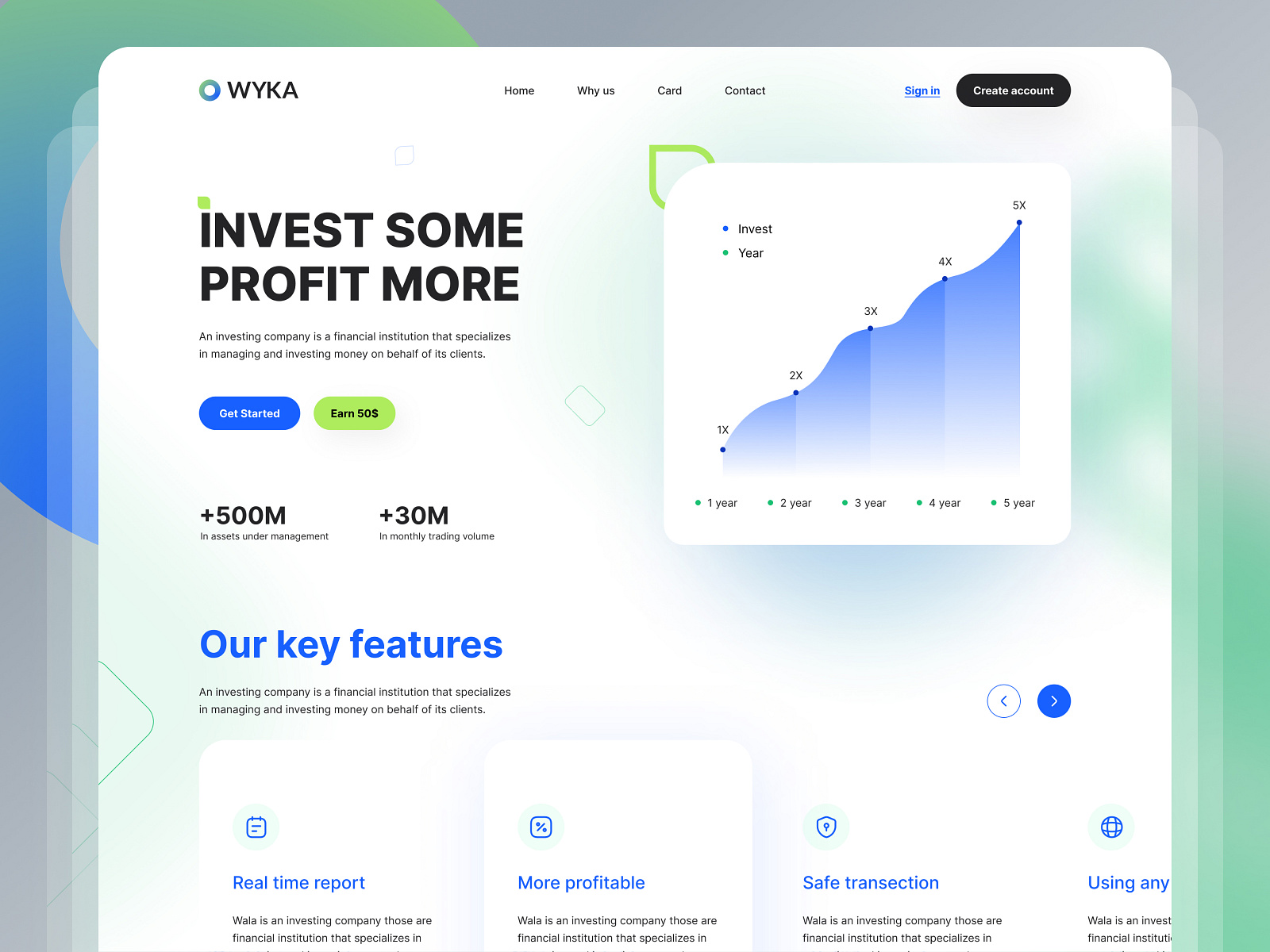 Fin-tech/Finance service - Web Design by Jabel - UI UX & Web Designer ...