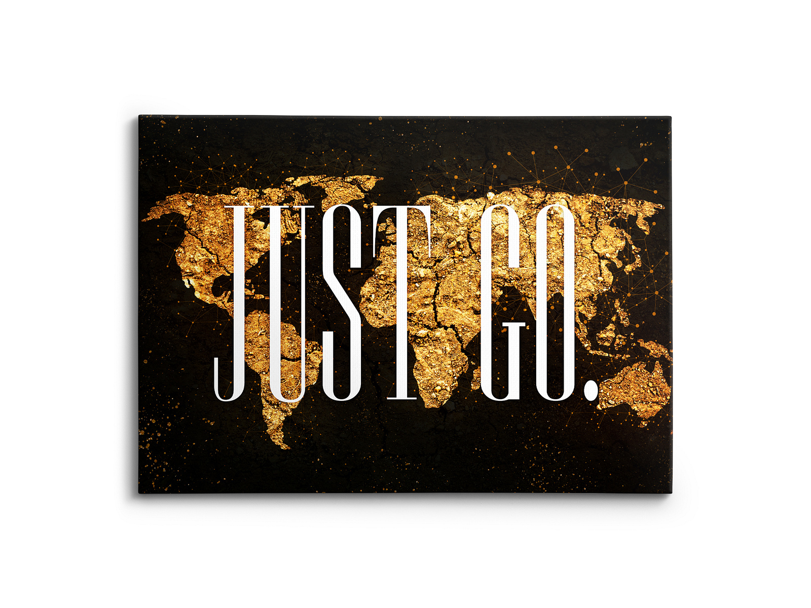 Just Go World Map by Julian Adams on Dribbble