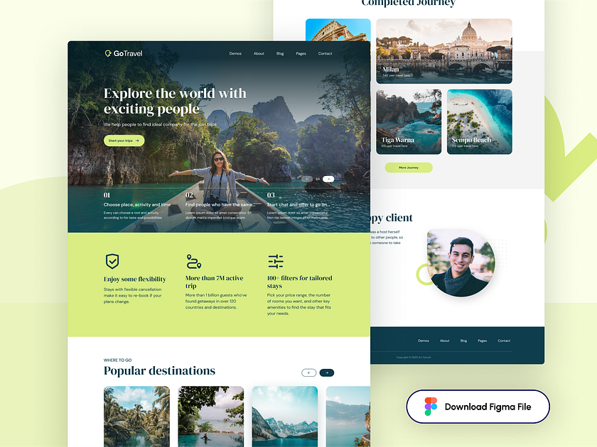 Tourism Website designs, themes, templates and downloadable graphic ...