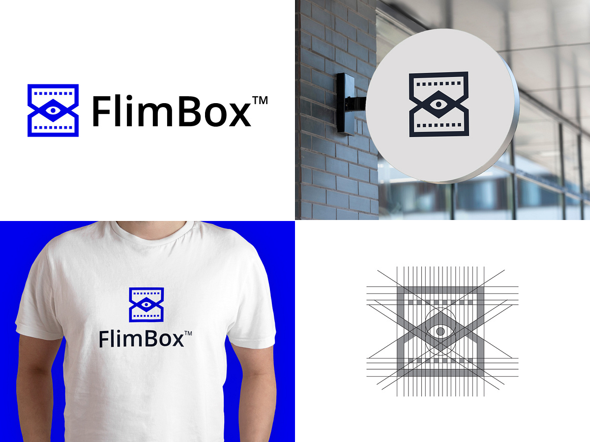 FlimBox Logo Design | Branding by Sajal | Logo Designer on Dribbble