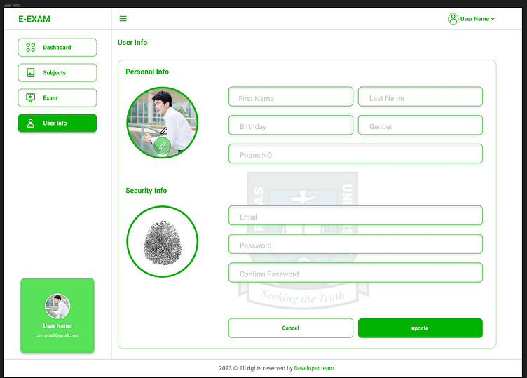Online Exam Integrity System UI/UX design - Figma by Ramsey Braimah on ... Online Exam Integrity System UI/UX design - Figma by Ramsey Braimah on ...