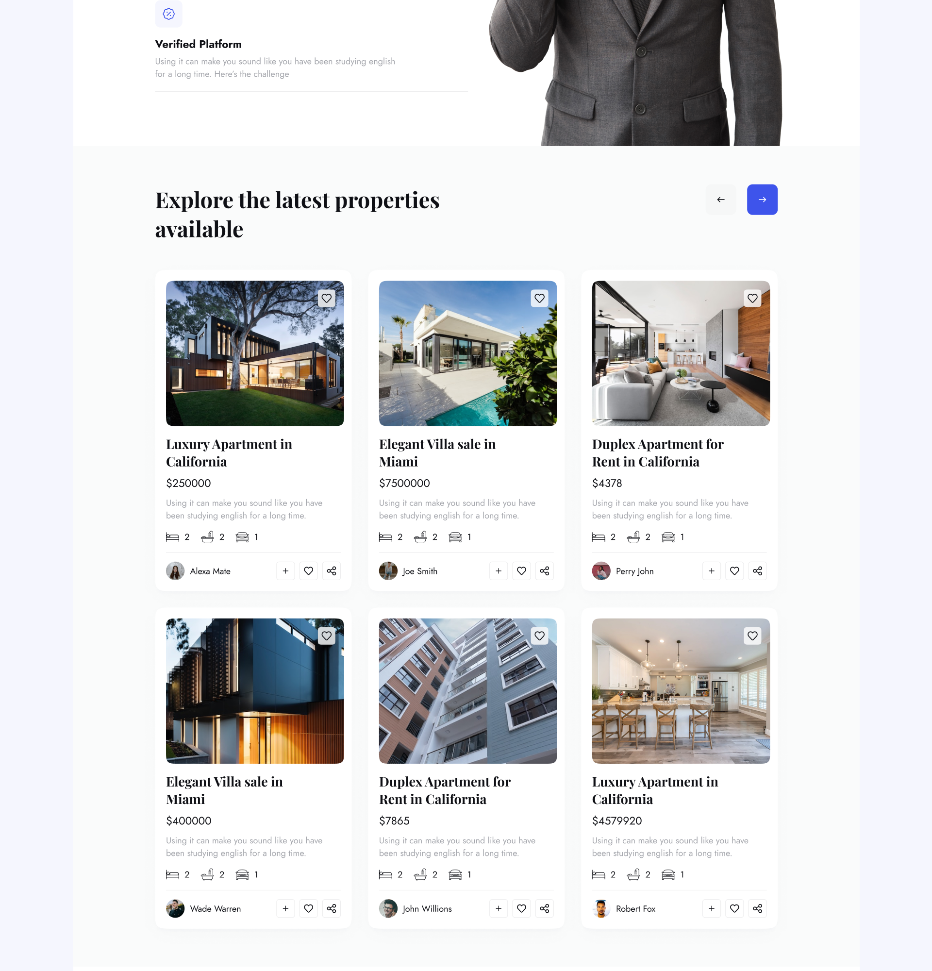 Real Estate Web UI Kit by DIRID STUDIO on Dribbble