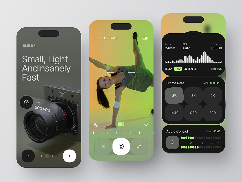 Browse thousands of Camera App images for design inspiration | Dribbble