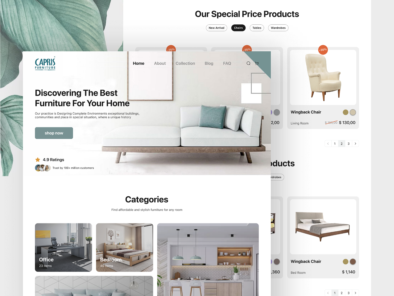 Furniture Landing Page Design by Niloofar Torkian on Dribbble Furniture Landing Page Design by Niloofar Torkian on Dribbble