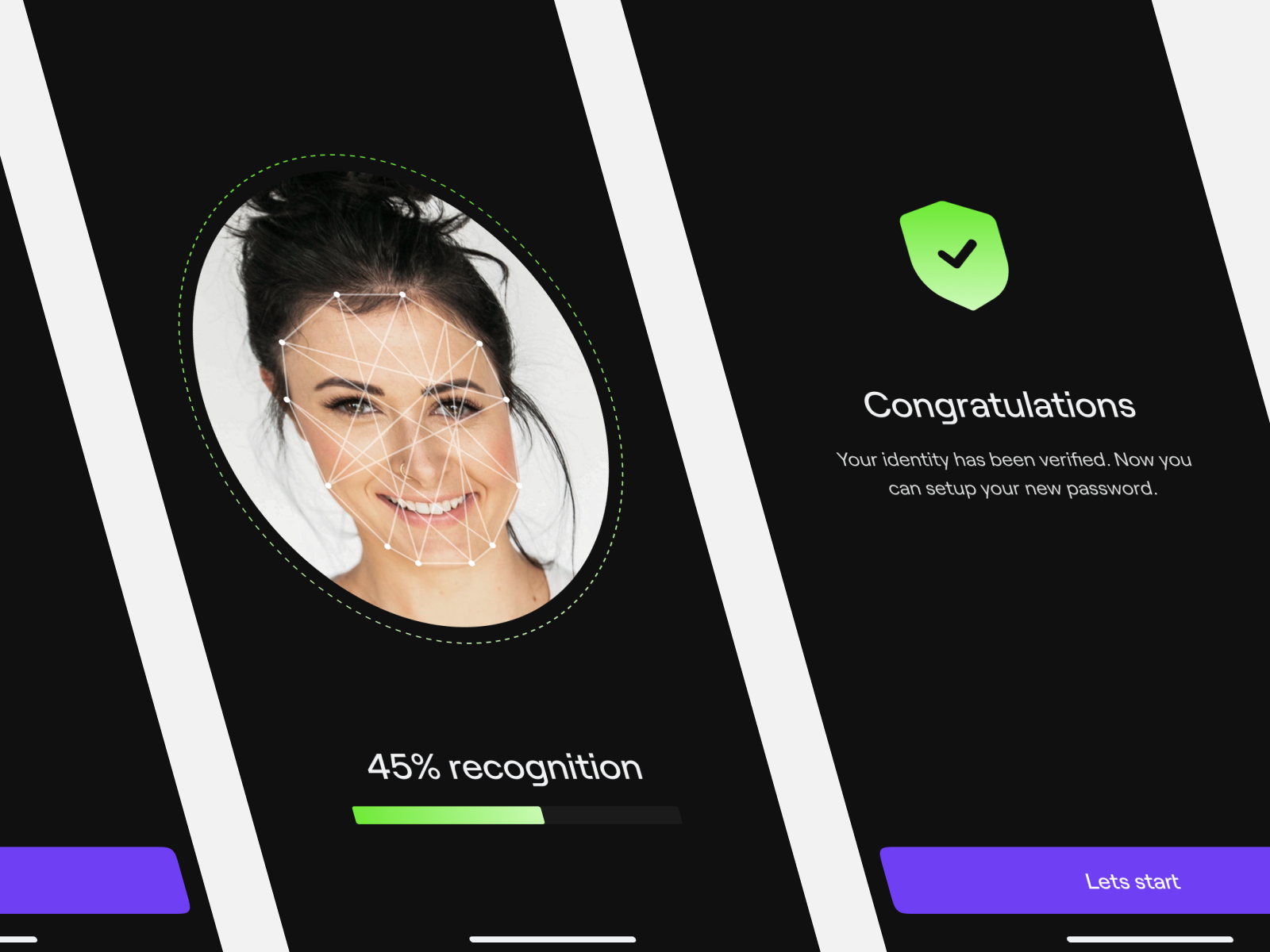Face verification process UI Design by Md Manjurul Islam on Dribbble