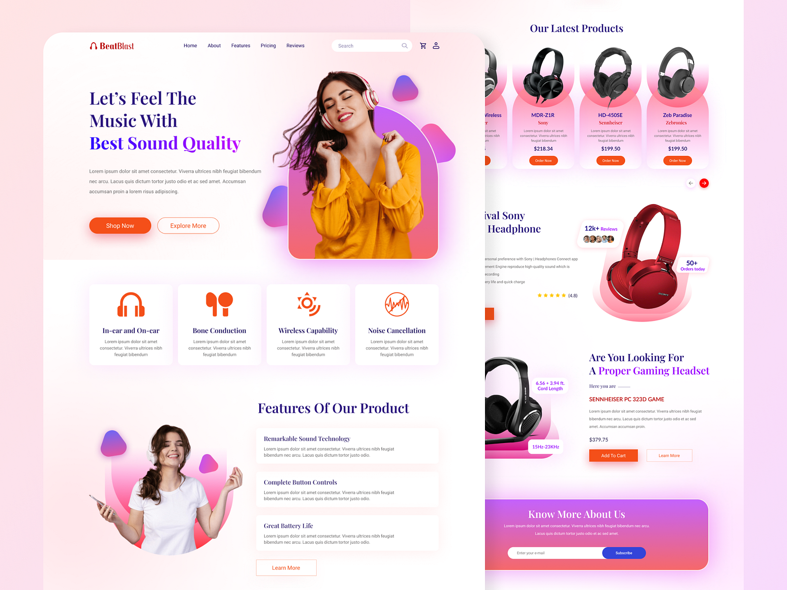 E-Commerce Headphone Website Design by Ashis Sarker on Dribbble E-Commerce Headphone Website Design by Ashis Sarker on Dribbble